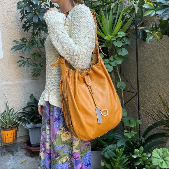 Botkier | Bags | Vintage Orange Botkier Large Leather Shoulder Bag ...